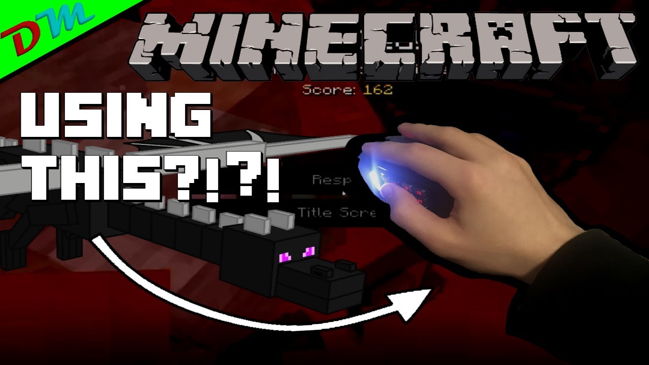 Beating Minecraft Using Only One Hand - YouTube
