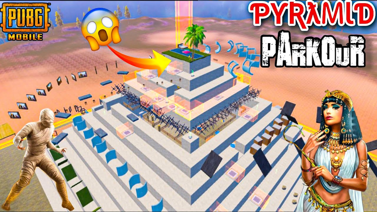 HARDEST PARKOUR IN PYRAMID 😱🔥 | Pyramid parkour gameplay in pubg | New ...