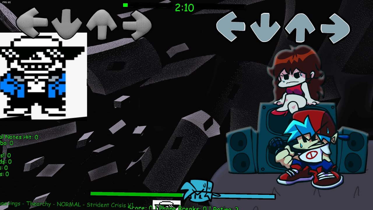 Friday Night Funkin' thearchy thearchy but sans vs vs dave and bambi ...