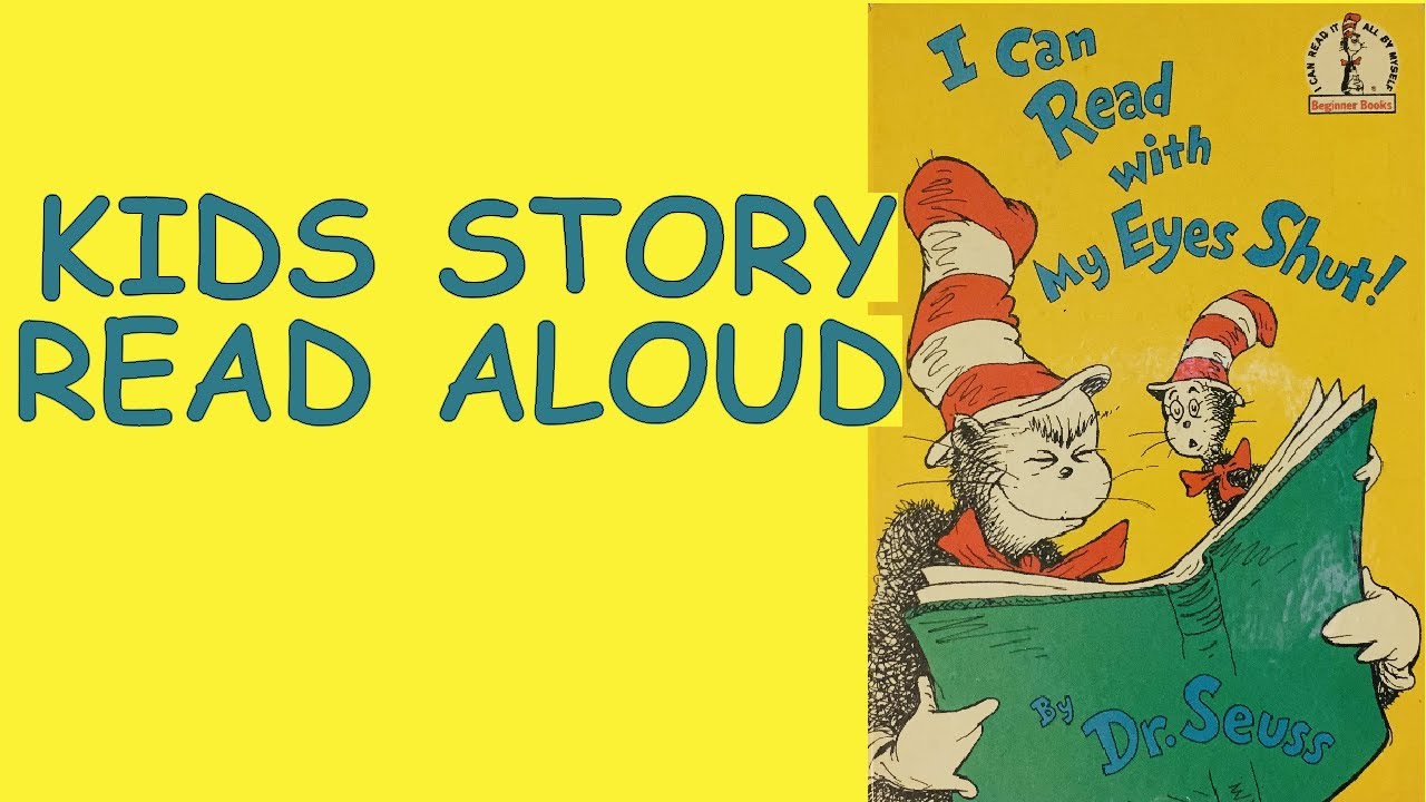 I Can Read With My Eyes Shut - Kids Read Aloud- Family Storytime - YouTube
