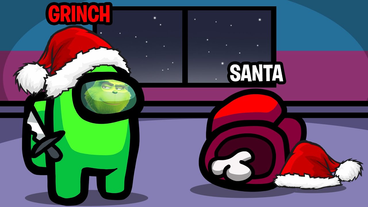 THE GRINCH RUINS CHRISTMAS IN AMONG US.... - YouTube