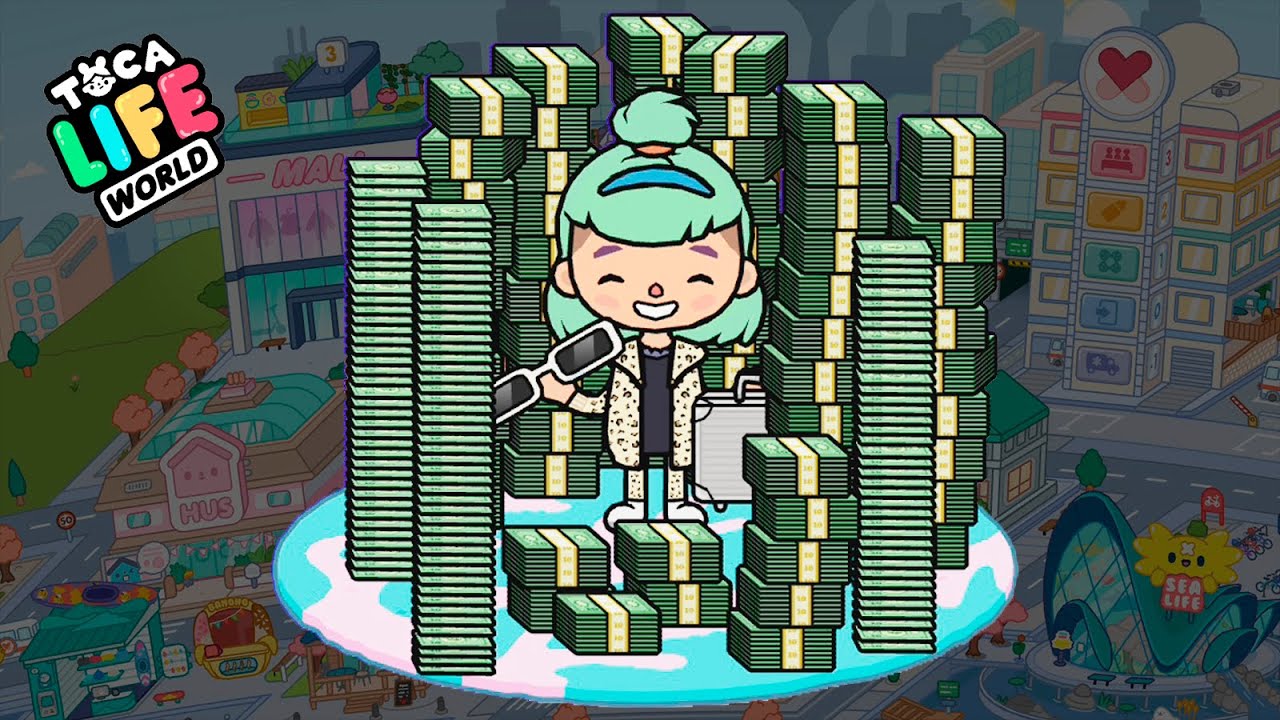 I collected all the money💵 in Toca Life World! - YouTube