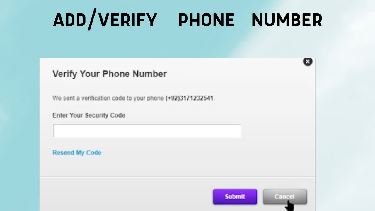 How to Add/verify phone numer in EA Account - YouTube