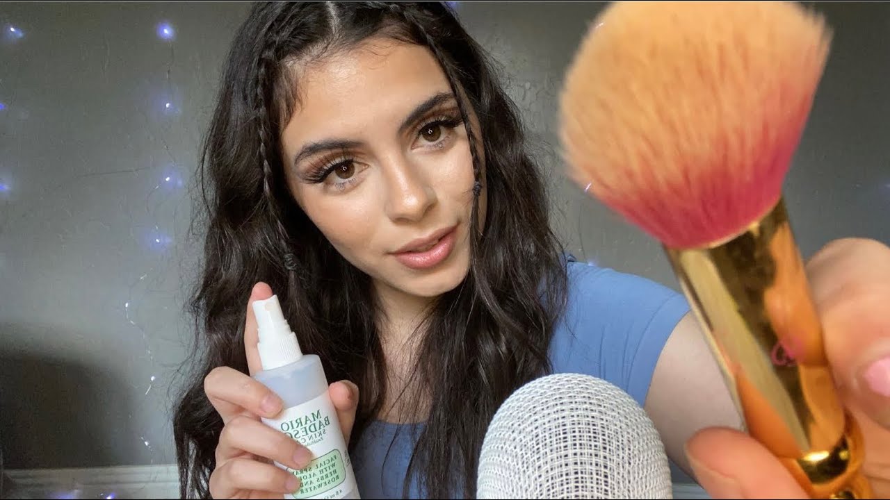 Asmr| Doing your makeup💄 (layered sounds) personal attention💕 - YouTube