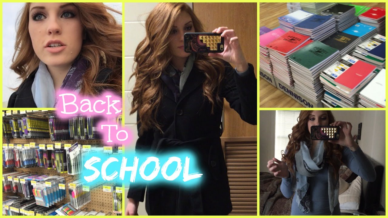 VLOG: First Day Back To School | OOTD | School Supply Shopping - YouTube