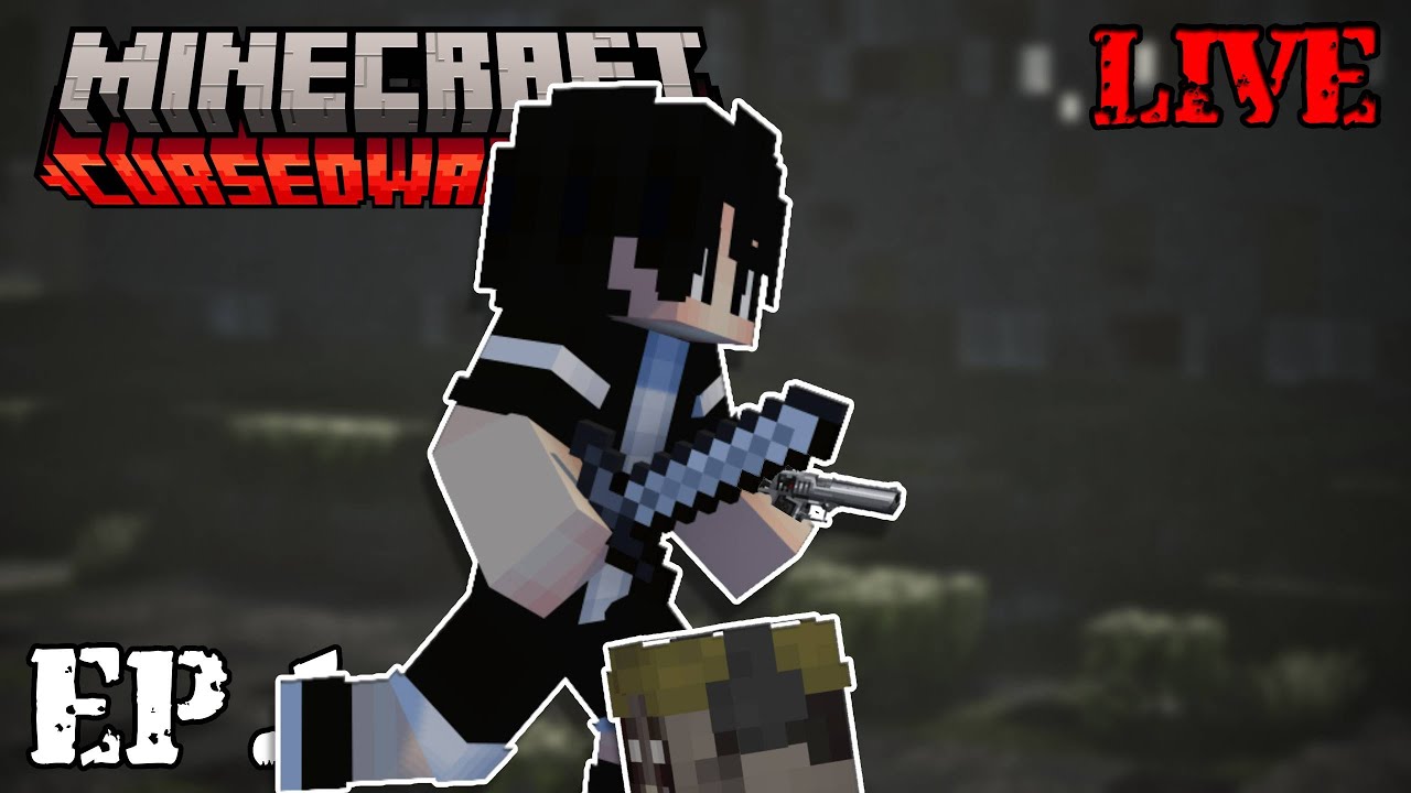 [🔴 Live ] Minecraft : Curse Walking | EP.1 😱 ตีไม่เลือกเลย - YouTube