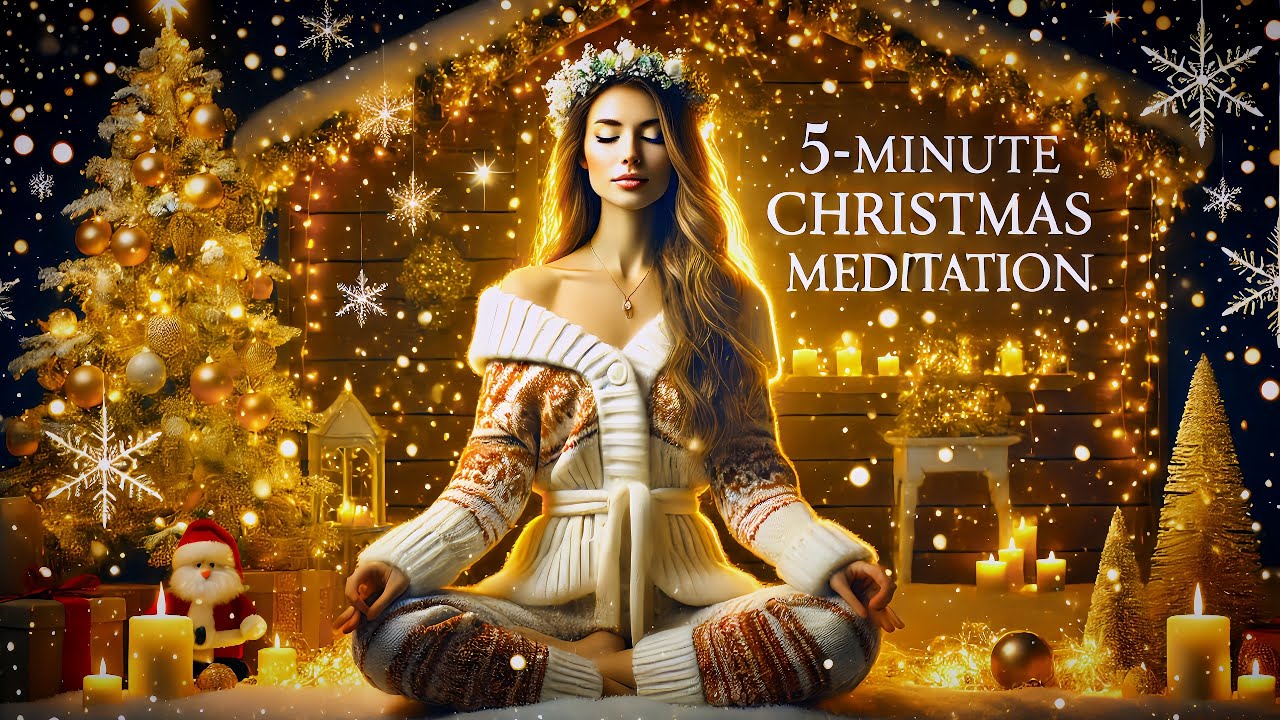 🎄 5-Minute Christmas Guided Meditation for Peace & Joy 🌟🕊️ ...