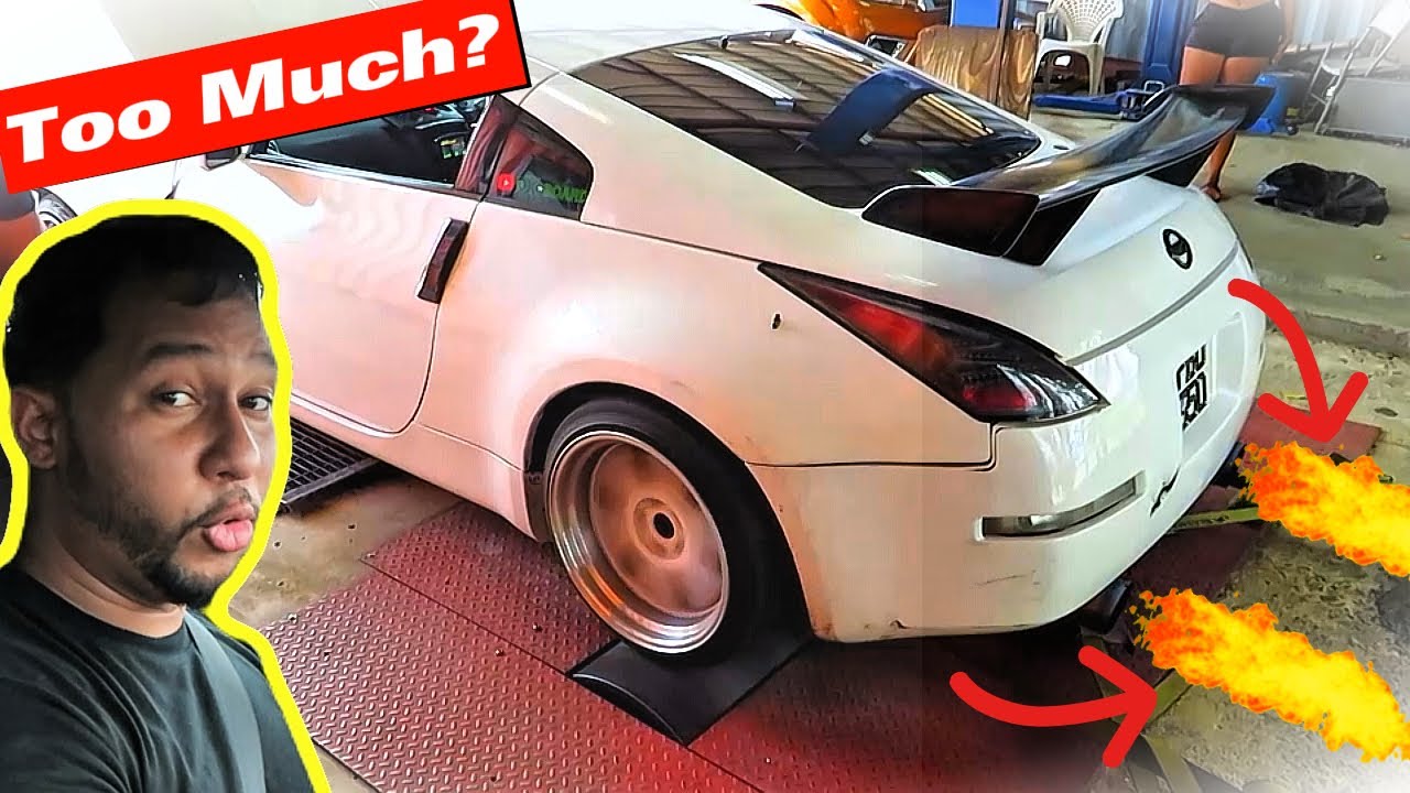 350Z DYNO TO DYNO IN TRINIDAD {MORE POWER} - YouTube