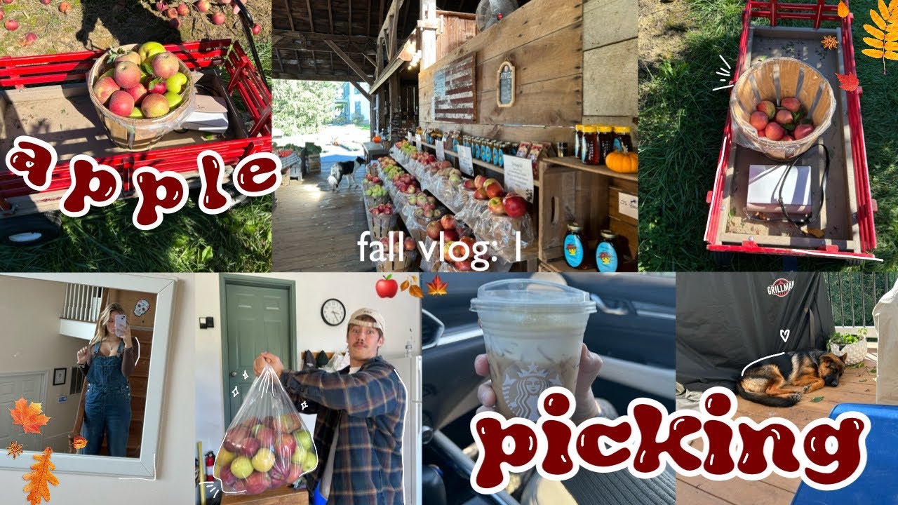 APPLE PICKING FALL DIARIES 001 🍎 - YouTube