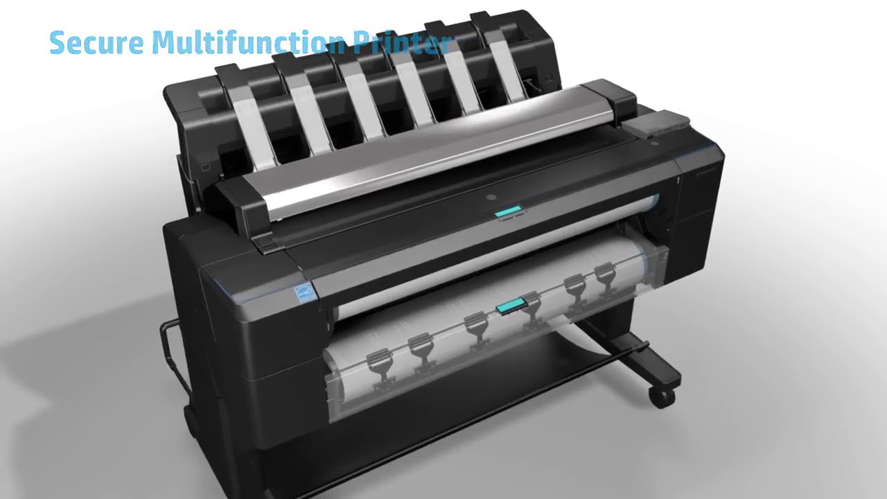 Plotter HP DesignJet T2530 Multifunción - YouTube