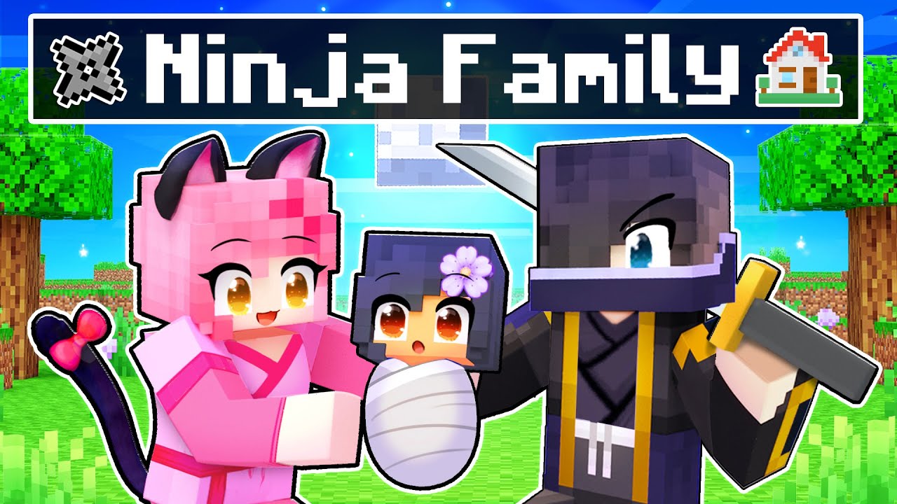 FOUND by a NINJA FAMILY In Minecraft! - YouTube