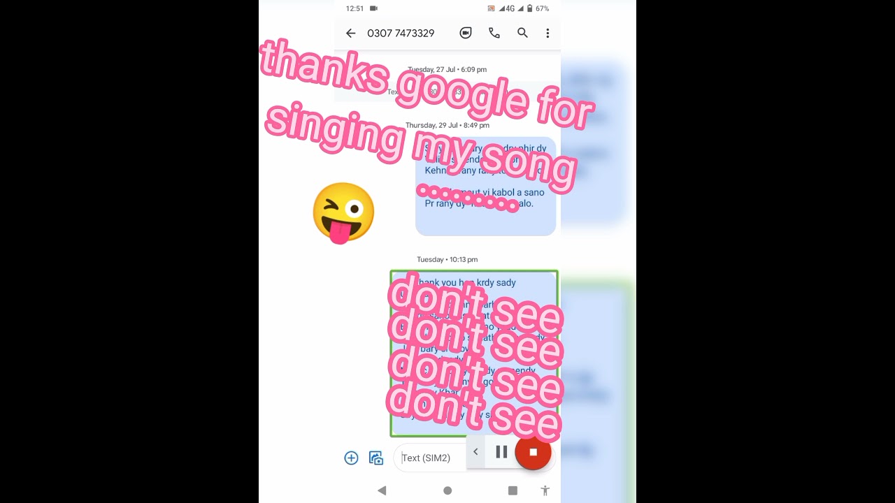 Google sing my song. Thankx google - YouTube