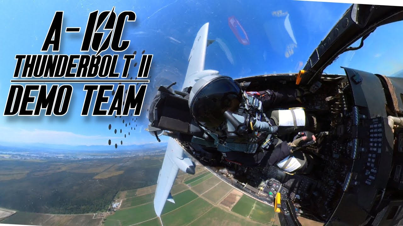 Inside The Cockpit - A-10 Demo Team - YouTube