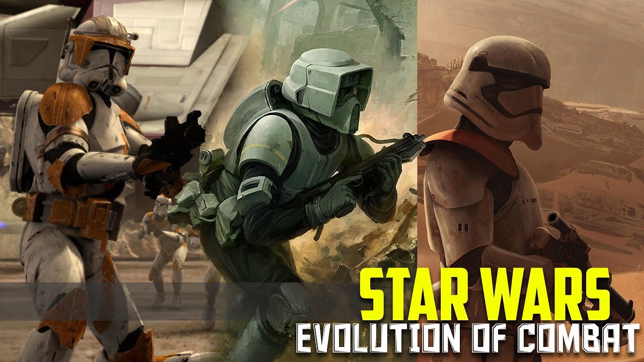 Evolution of Combat in Star Wars - YouTube