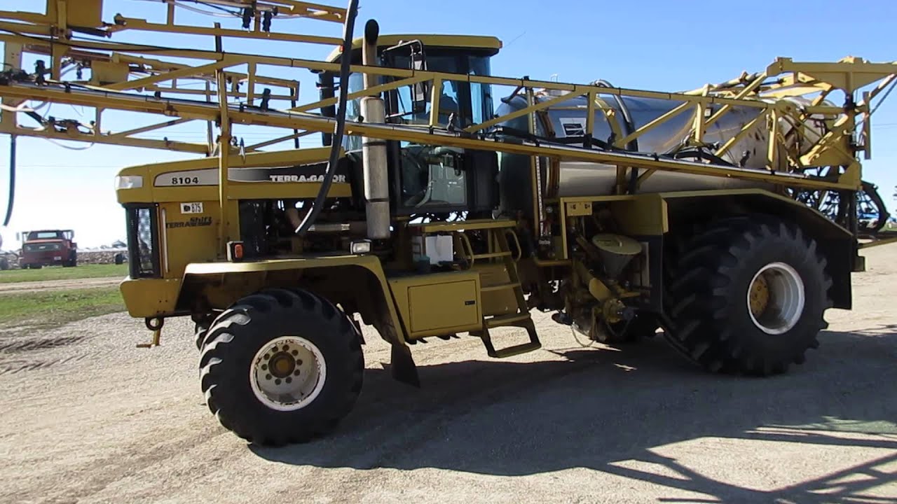 2000 Ag Chem Terra Gator 8104 Floater Sprayer - YouTube