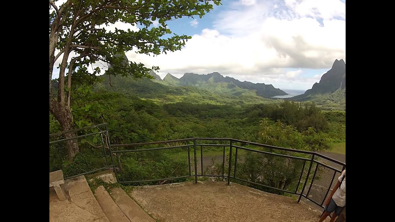 Belvedere Lookout in Moorea - YouTube