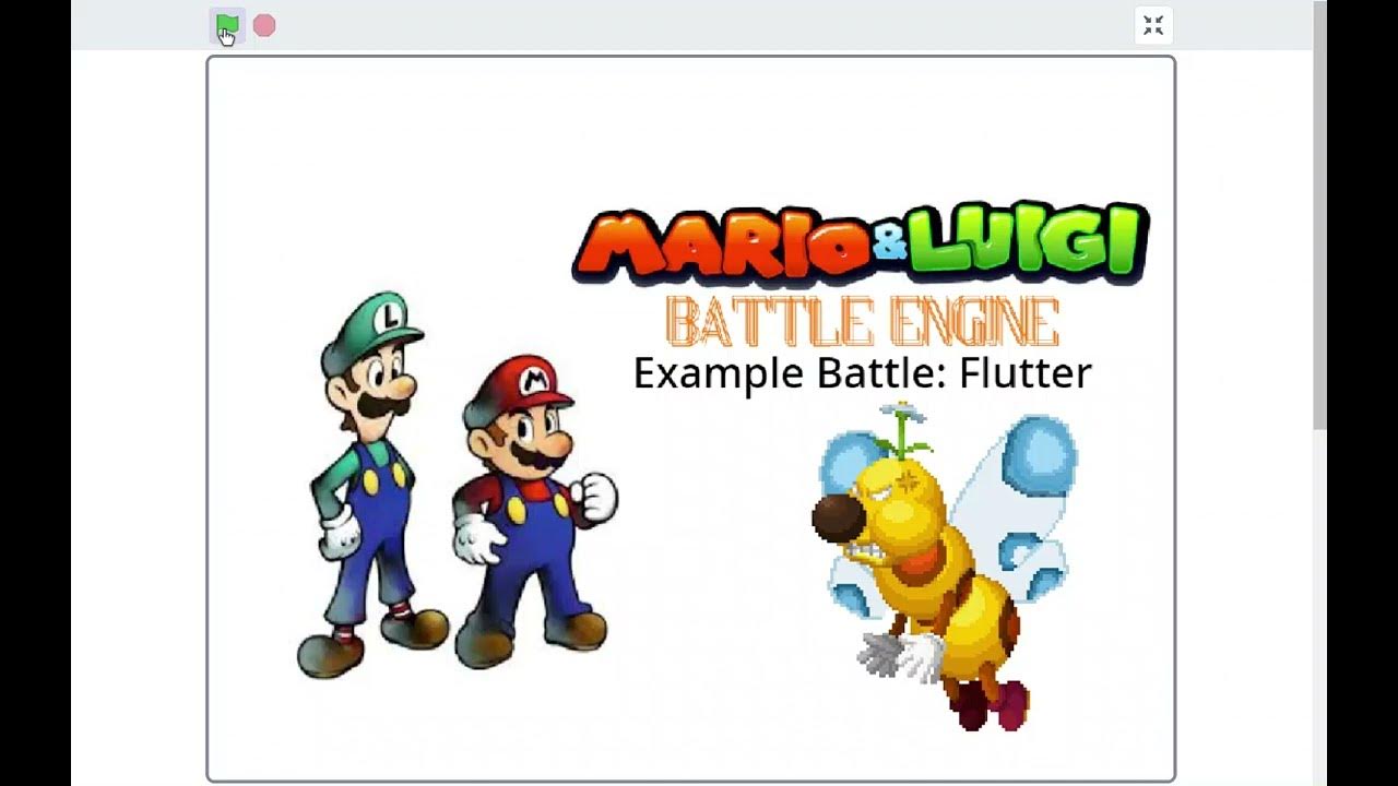 Mario & Luigi: Battle Engine Example Battle: Flutter - YouTube