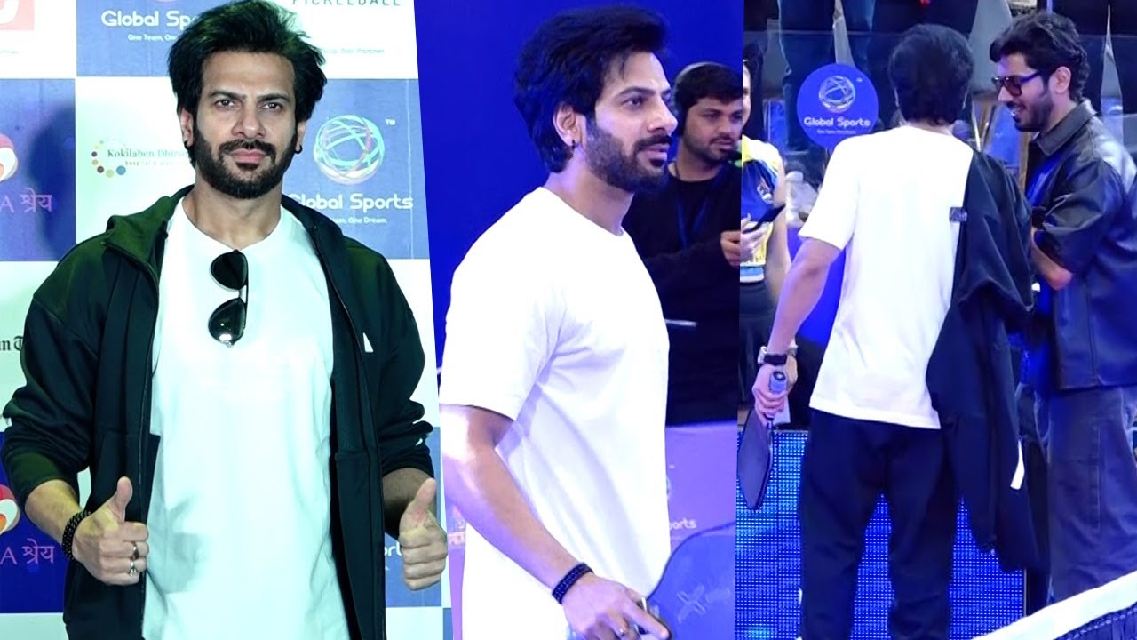 Karan Veer Mehra & Anubhav Singh Bassi At The Opening League Of ...
