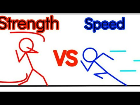 Strength vs speed (Short collab) - YouTube