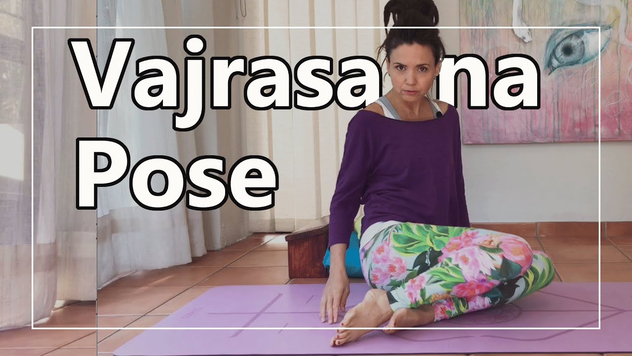 Vajrasana Thunderbolt pose | Yoga for Beginners - YouTube