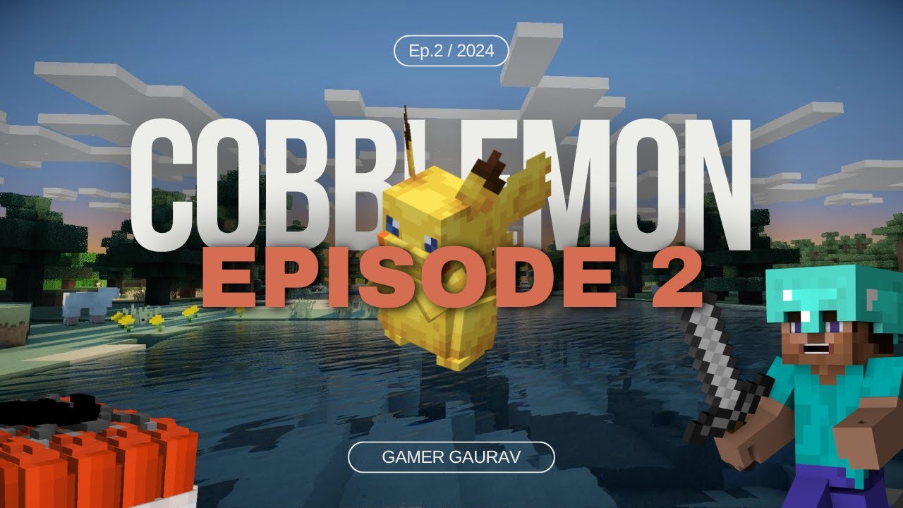 Cobblemon Episode 2 | Minecraft 1.20.1 | Gamer Gaurav | Shinny Pokemon ...