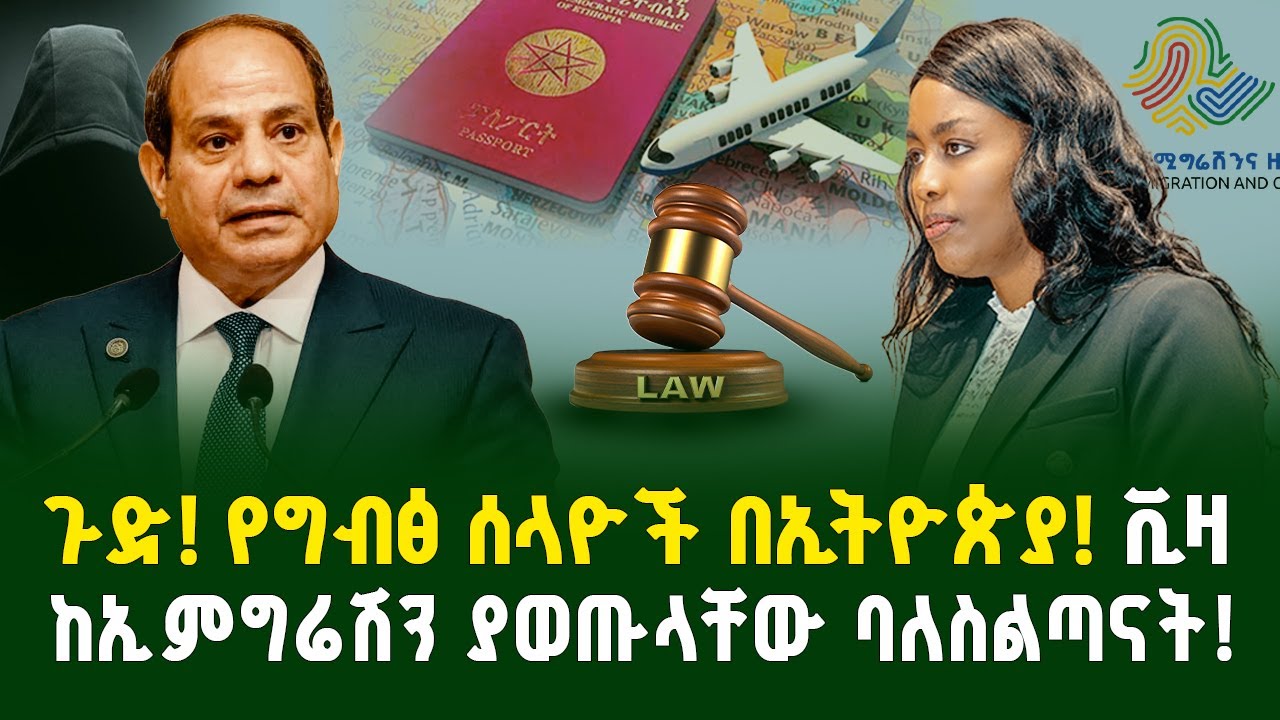 ጉድ! የግብፅ ሰላዮች በኢትዮጵያ! ቪዛ ከኢምግሬሽን ያወጡላቸው ባለስልጣናት! | Gebeya media - YouTube
