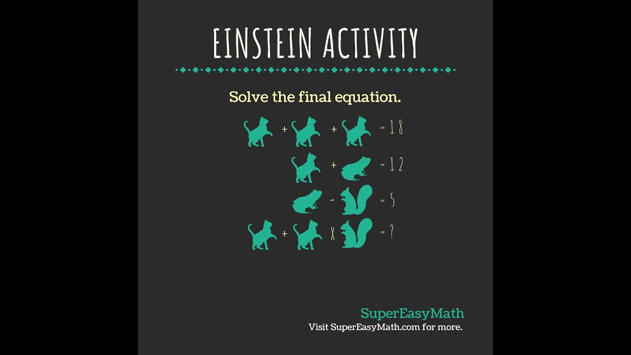 Solve the final equation - YouTube