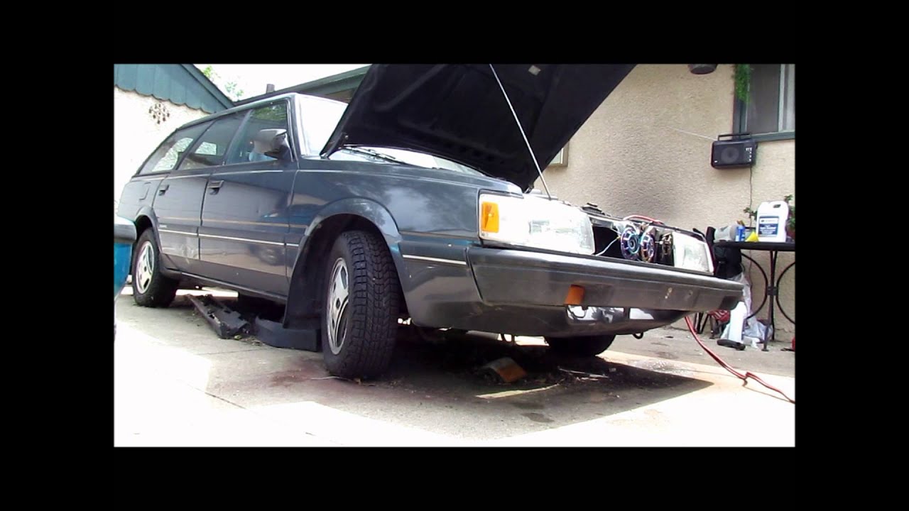 1986 EA82 Subaru GL10 First Start - YouTube