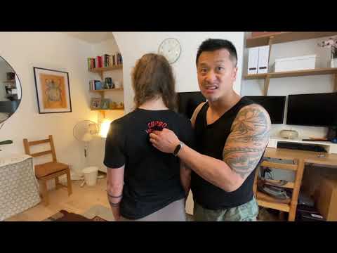 CRACKS AND TINGLES FOR  🇩🇪 MUY THAI FIGHTER P1 #ASMR #MASAGE #MASTER TAO CHI KAI #TCK