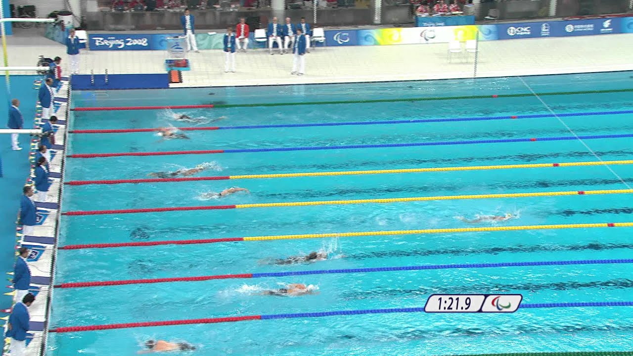 Swimming Men's 200m Freestyle S5 - Beijing 2008 Paralympic Games - YouTube