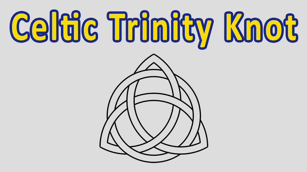 How to Draw The Celtic Trinity Knot - Sacred Geometry - YouTube