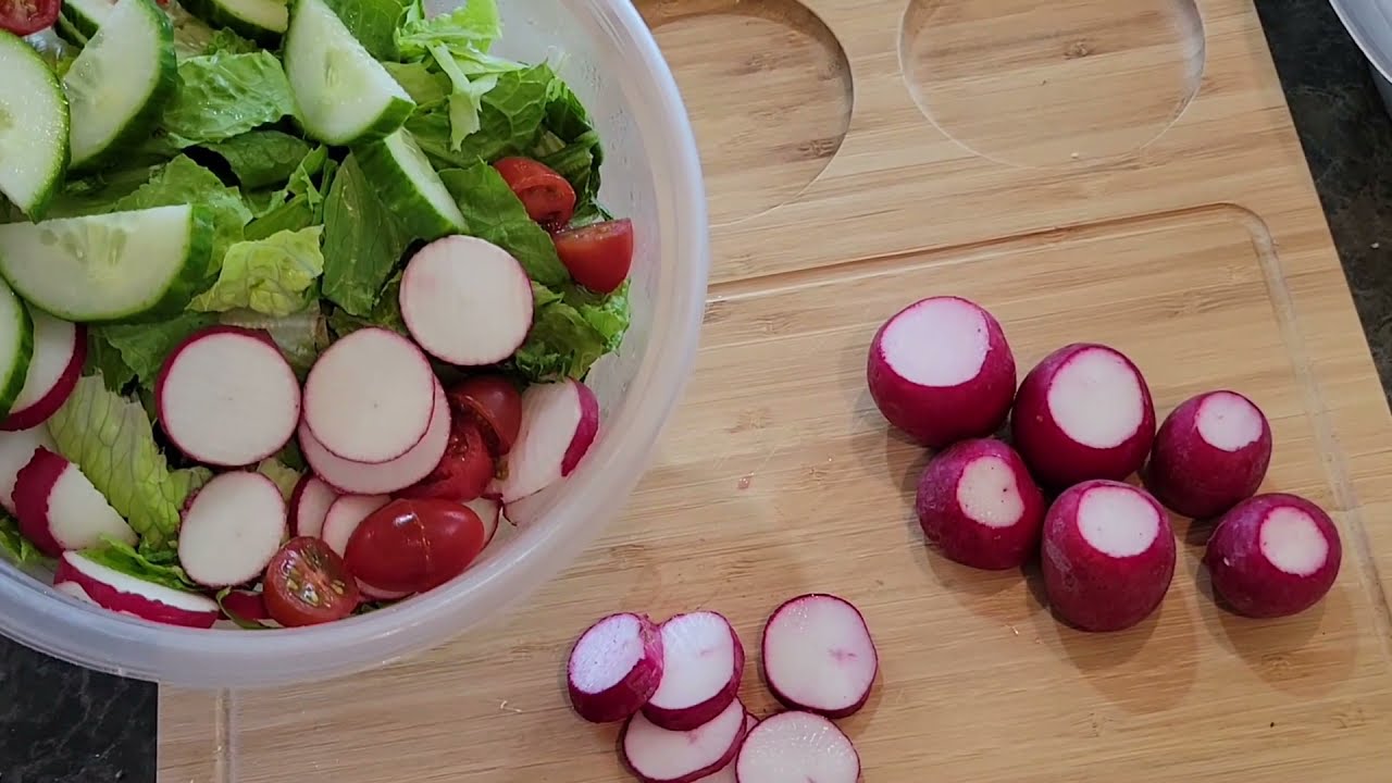 How to Cut Radishes | Prepare Vegetables | Slicing Radishes - YouTube