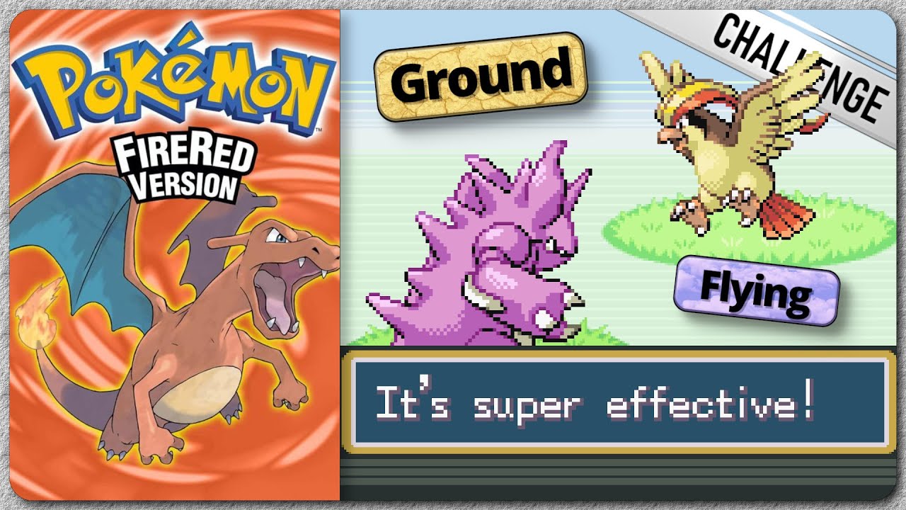 All Types are BACKWARDS?! | Pokémon FireRed Challenge - YouTube