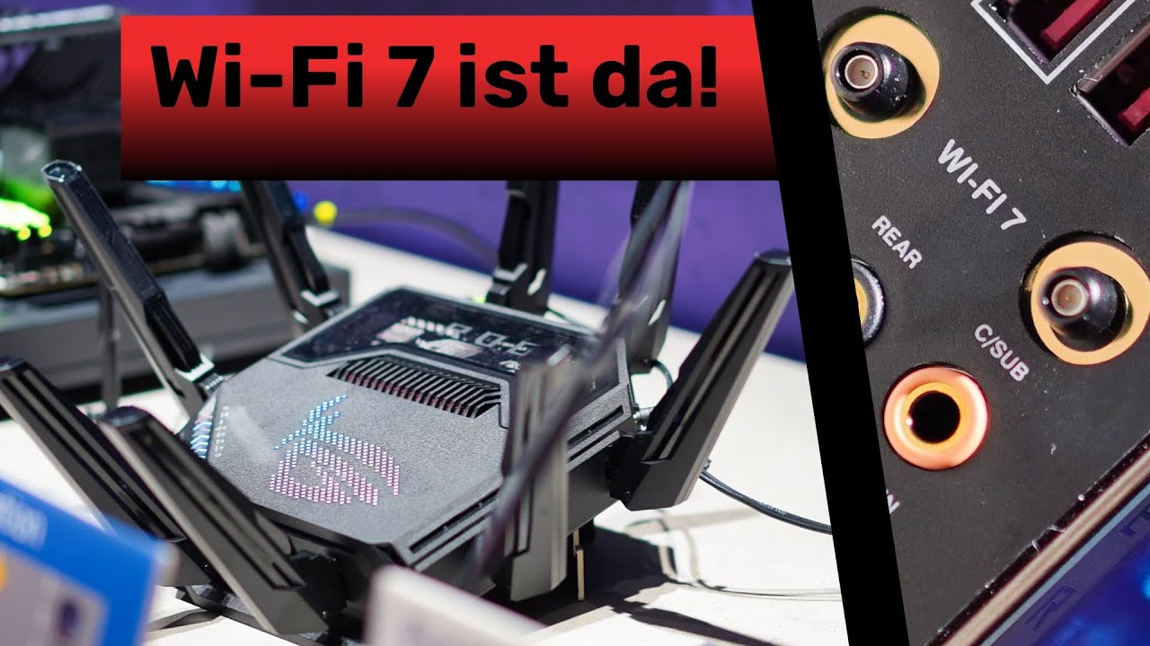 Gamescom 2023: Wi-Fi 7 ist da! ASUS GT-BE98 Pro und Intel BE200 - YouTube