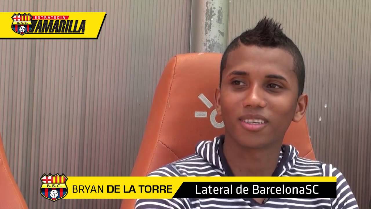 03PERFIL: Entrevista a Bryan de la Torre, Jugador de BARCELONA SC - YouTube