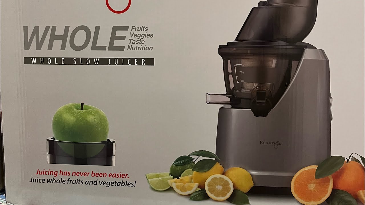 Slow press juice machine | Cold press juicer | Kuvings B 1700 | Juicer ...