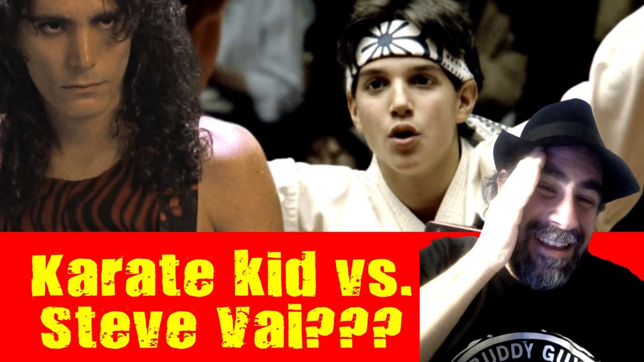 Karatê Kid contra Steve Vai, valendo a alma pro diabo em um filme sobre ...