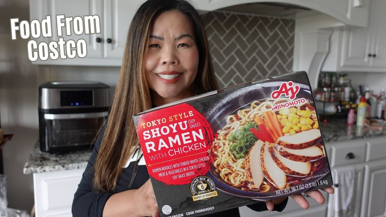 EATING FOOD FROM COSTCO ~ SHOYU RAMEN - YouTube