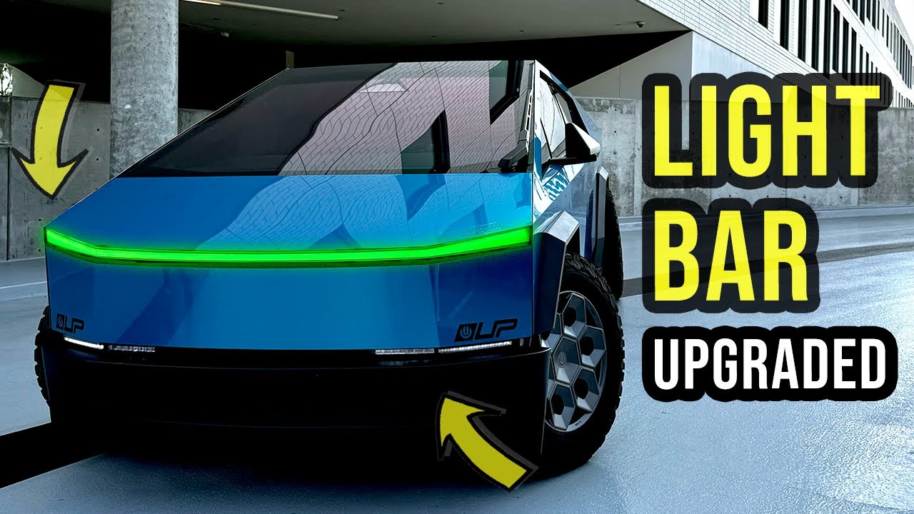 I Upgraded The Cybertruck Light Bar - YouTube