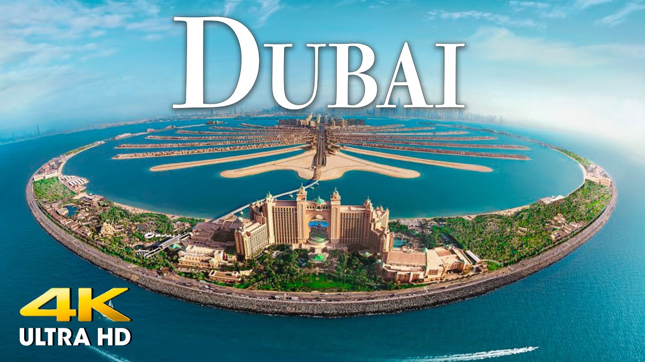 FLYING OVER DUBAI (4K UHD) - Amazing Beautiful Nature Scenery with ...