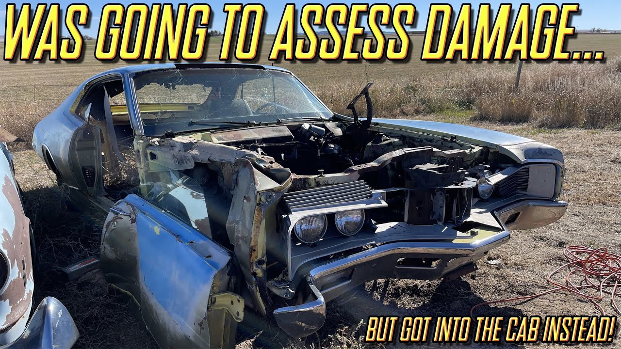 Finally Getting Into The Cab of The '70 Cyclone GT! - YouTube