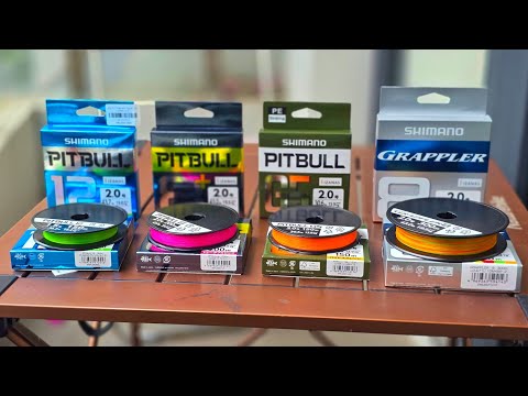 Tổng hợp các loại Dây Dù Shimano Xịn, Made in Japan
