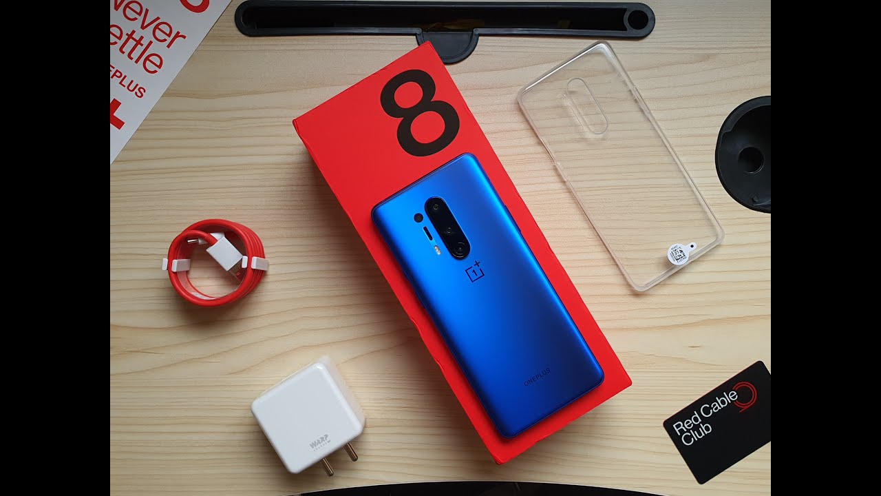 OnePlus 8 Pro Ultramarine Blue Unboxing - YouTube
