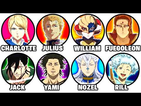 Ranking Every Captain In Black Clover Weakest To Strongest