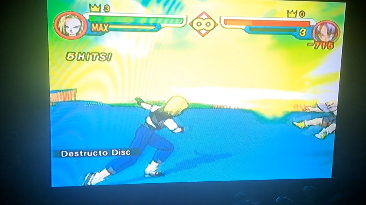 Dragonball Z Budokai 2 Android 18 Destructo Disc on Kid Trunks ...