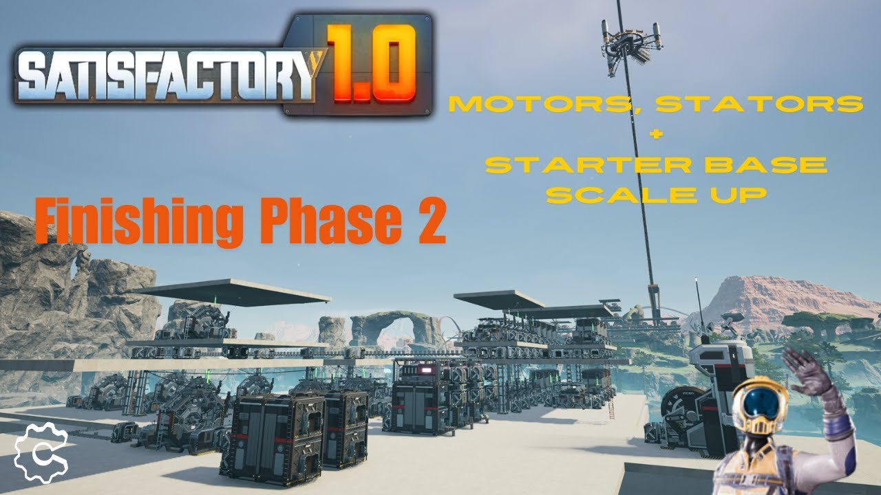 Phase 2 Complete - Advanced Steel Plant - Satisfactory 1.0 Live (Day 3 ...
