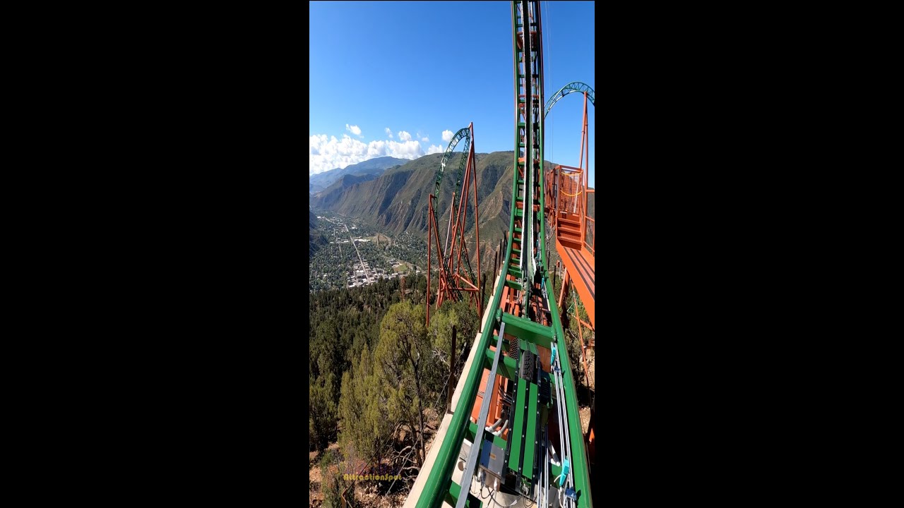 Defiance Coaster Cam Mounted Horizon Lock (4K POV) @GlenwoodCaverns ...