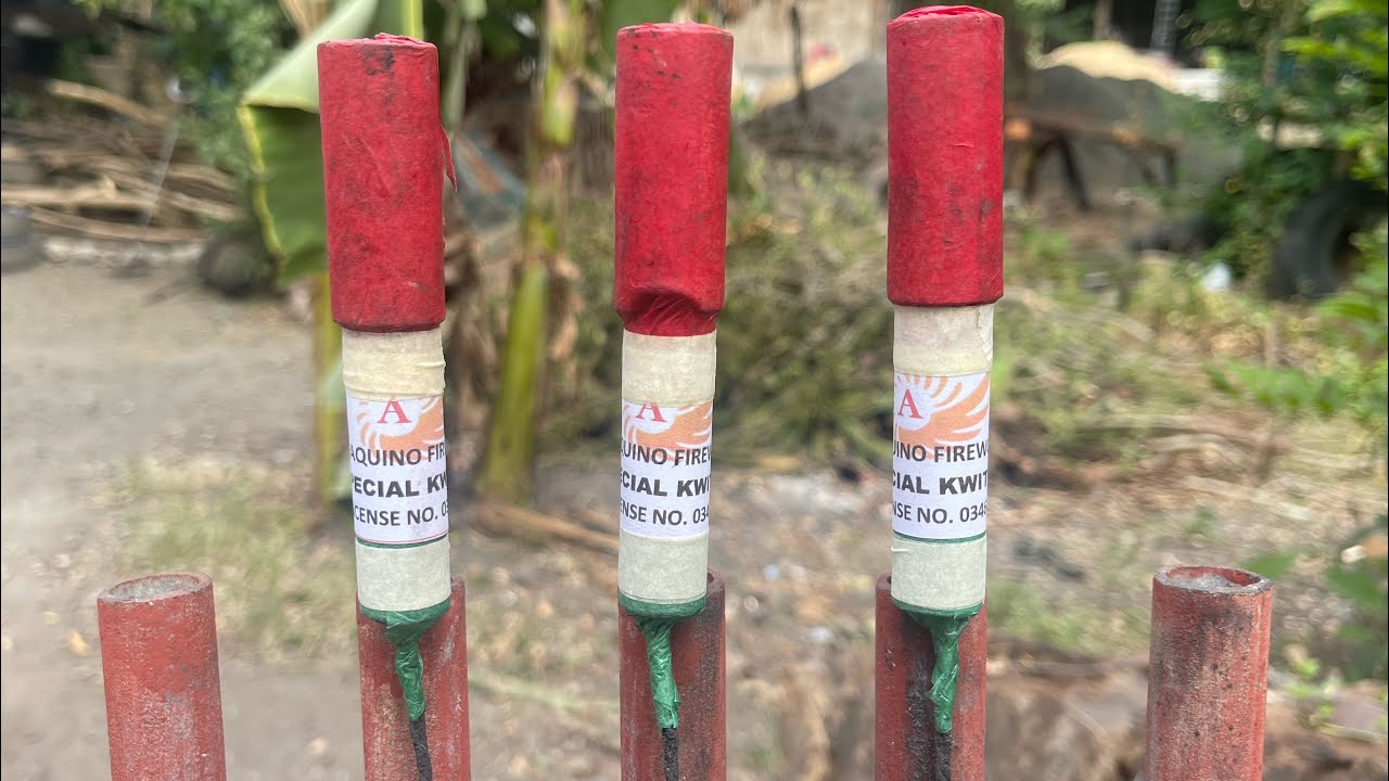 AL AQUINO KWITIS SPECIAL TEST FIRE BY SRC FIREWORKS February 4, 2025 ...