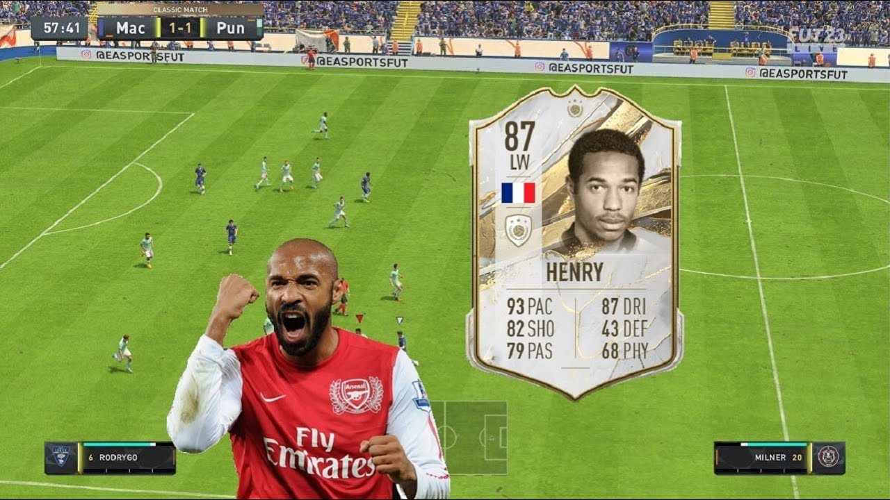 FIFA 23: 87 BASE ICON HENRY REVIEW - FINALLY META? - FIFA 23 ULTIMATE ...