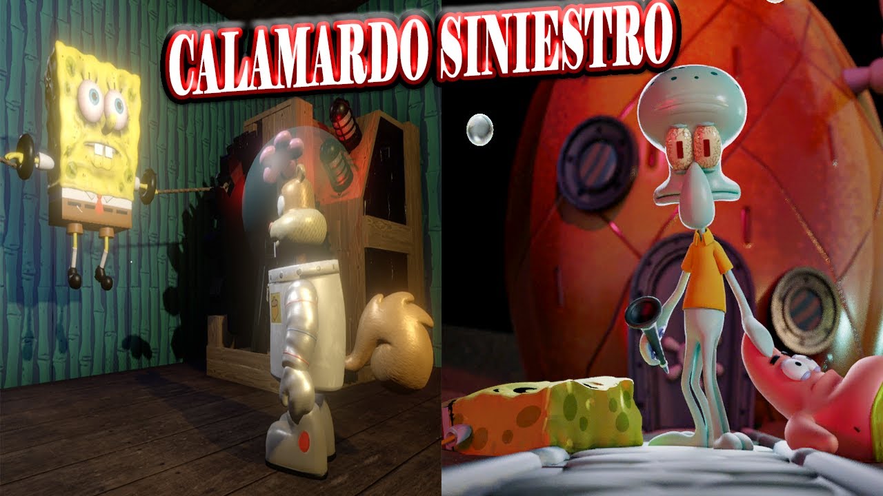 CALAMARDO.EXE ESTA MUY ATERRADOR Y ENLOQUECIÓ | SINISTER SQUIDWARD EN ...